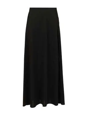 Max Mara Long Virgin Wool Skirt