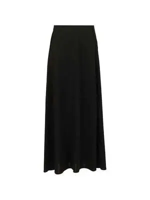 Max Mara Long Virgin Wool Skirt