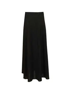 Max Mara Long Virgin Wool Skirt