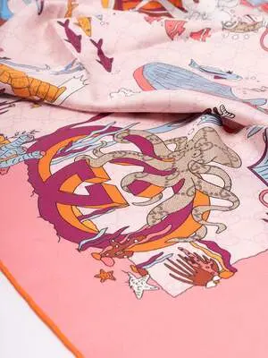 Gucci Submarine` Foulard
