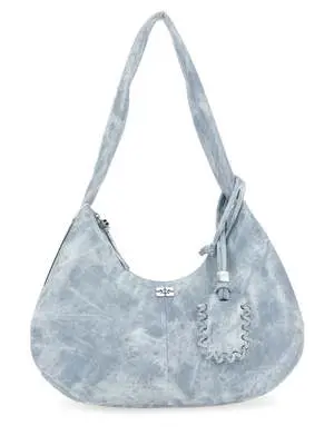 GANNI Bleached Hobo Bag - Multicolor