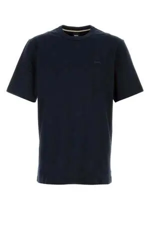 BOSS Navy Cotton T-shirt - Blue