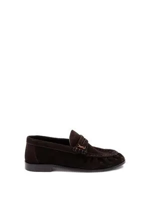 Saint Laurent SAINT LAURENT Le Loafer Suede Loafers Multicolor