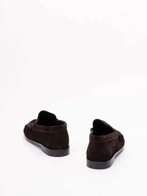 Saint Laurent Le Loafer Suede Loafers - Multicolor