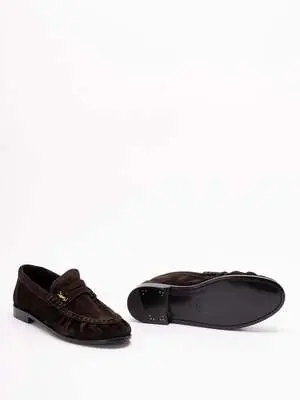 Saint Laurent Le Loafer Suede Loafers - Multicolor