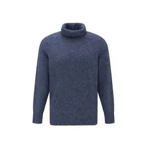 Brunello Cucinelli Long Sleeve Turtleneck Sweater - Blue