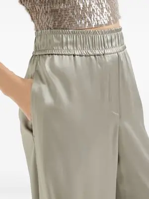 Brunello Cucinelli Silk Trousers