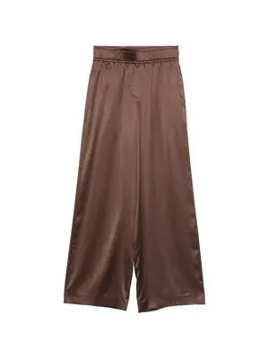 Brunello Cucinelli Silk Trousers - Multicolor