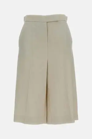Max Mara Khaki Bermuda Shorts - Multicolor