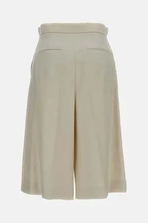 Max Mara Khaki Bermuda Shorts - Multicolor
