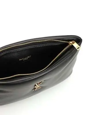 Saint Laurent Calypso Pillow Leather Clutch
