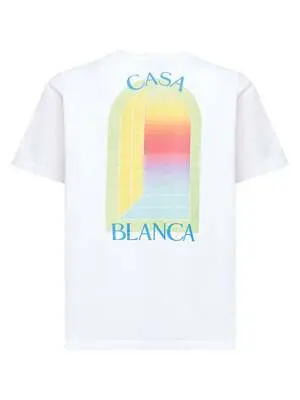 Casablanca White L'arche Organic Cotton T-shirt