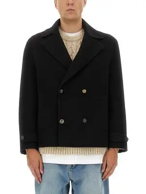 Moschino Double-breasted Jacket - Black