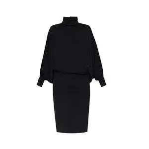 Saint Laurent Wool Dress - Black