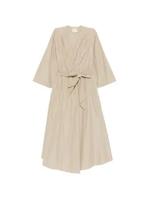 FORTE_FORTE Cotton Blend Midi Dress - Multicolor