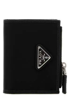 Prada Canvas Wallet - Black