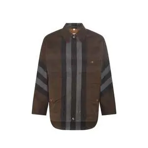 Burberry Parka Jacket - Brown