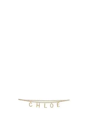 Chloé Gold Letters Jewelry Belt - Multicolor