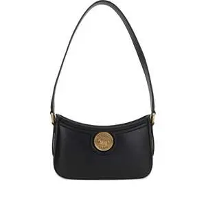 Chloé Shoulder Bag With Gold-tone Logo Plaque
