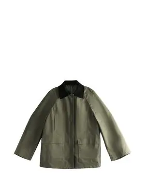 TOTEME Cotton Country Jacket With Corduroy Collar - Multicolor
