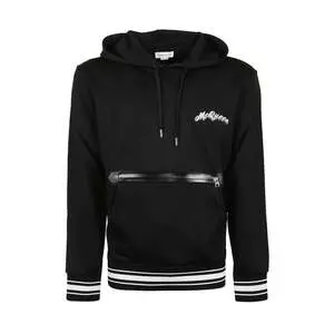 Alexander McQueen Logo Hooded Sweatshirt - Black