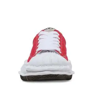 Mihara Yasuhiro Calf Leather Lace-up Sneakers - Red