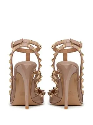 Valentino Garavani Rockstud Patent Leather Pumps - Multicolor