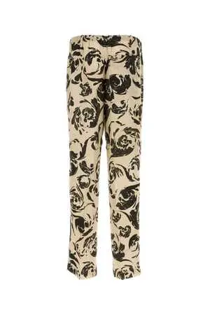 Dries Van Noten Printed Viscose Penny Pant - Multicolor