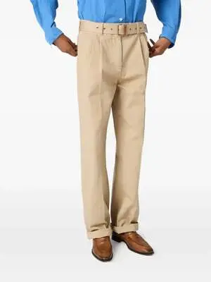 Miu Miu Gabardine Belted Pants