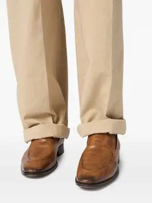 Miu Miu Gabardine Belted Pants