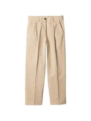 Miu Miu Gabardine Belted Pants - Multicolor