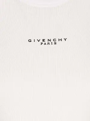 Givenchy Logo Ribbed Knit Tank Top - Multicolor