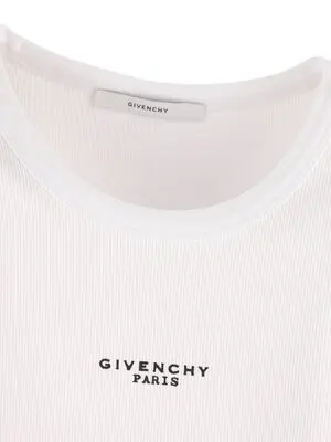 Givenchy Logo Ribbed Knit Tank Top - Multicolor