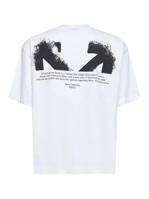 Off-White White Jersey Half Arrow Skate T-shirt - Multicolor