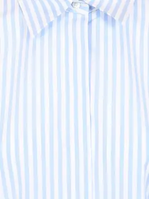 Max Mara Striped Cotton Poplin Shirt - Multicolor