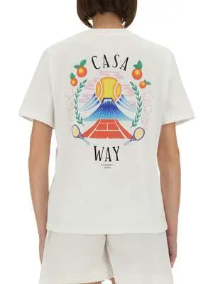Casablanca Casawaymountain Graphic Print T-shirt - Multicolor