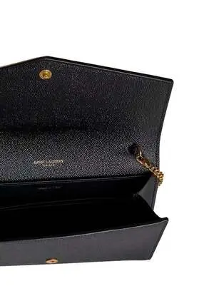Saint Laurent Uptown Leather Chain Wallet Bag - Multicolor