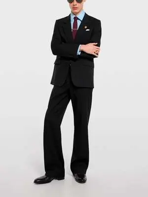 Gucci Monogram Jacquard Tailored Trousers - Multicolor