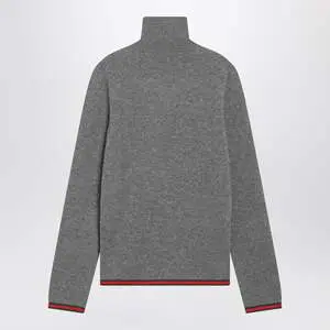 Gucci Grey Cashmere Turtleneck Sweater
