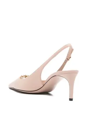 Dolce & Gabbana Leather Slingback Pumps