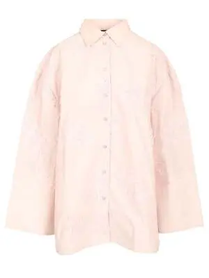 ROTATE BY BIRGER CHRISTENSEN Floral Applique Shirt - Multicolor