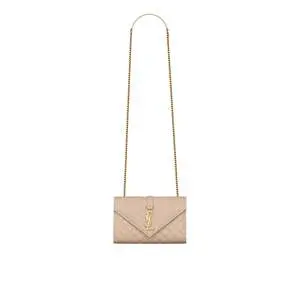 Saint Laurent Saint Laurent Envelope Small Bag Cream