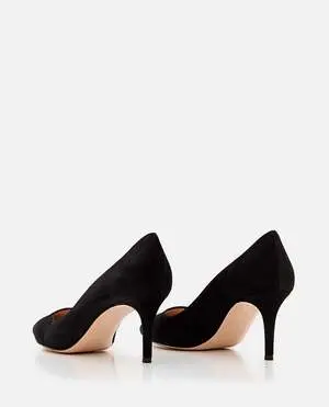 GIANVITO ROSSI Suede Leather Pointed-toe Pumps - Multicolor