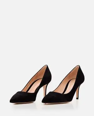 GIANVITO ROSSI Suede Leather Pointed-toe Pumps - Multicolor