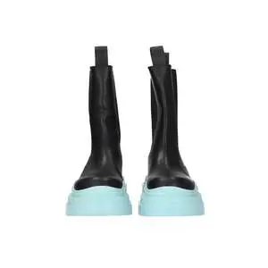 Bottega Veneta Leather Chelsea Boots With Contrasting Sole