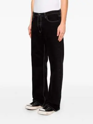 Off-White Slim Relaxed Fit Jeans With Half Arrow Detail - Multicolor
