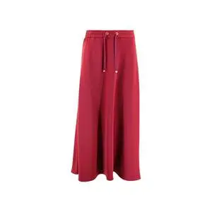 Herno Elastic Waist Midi Skirt - Red