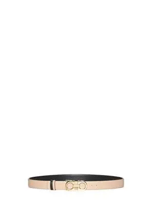 FERRAGAMO Gancini Reversible Leather Belt - Multicolor