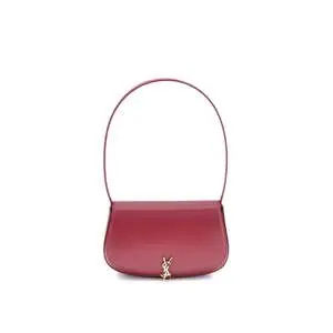 Saint Laurent SAINT LAURENT Mini Voltaire Shoulder Bag Red