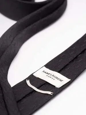 Saint Laurent Monogram Silk Neck Tie - Multicolor